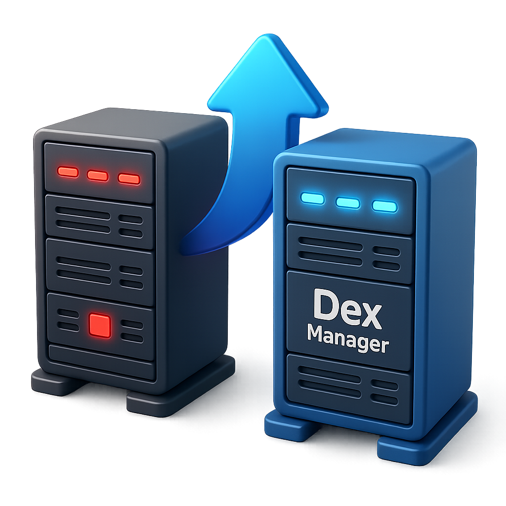 Migration - DEX adapts to your infrastructure